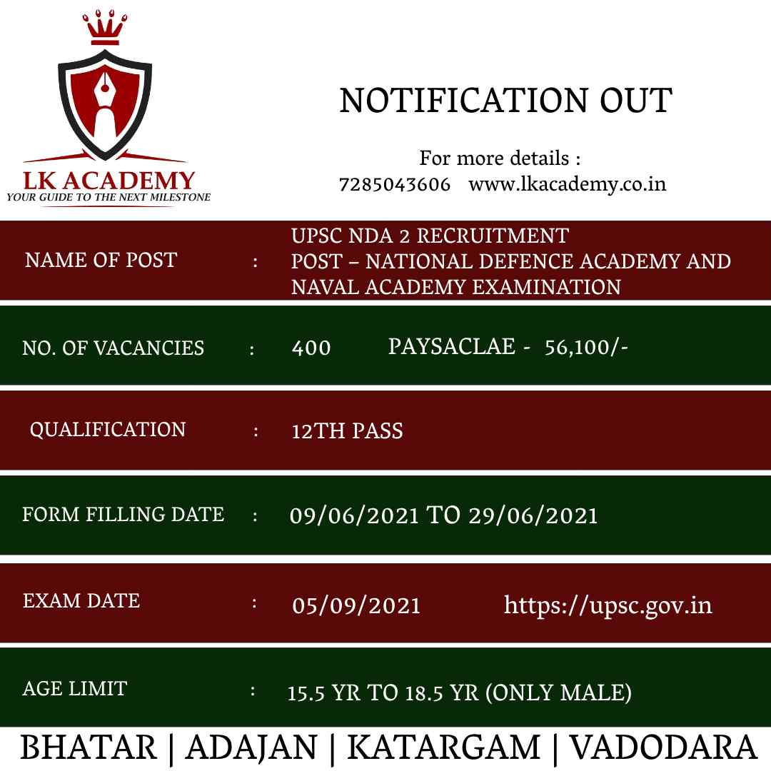 UPSC NDA 2 RECRUITMENT, UPSC NDA 2 RECRUITMENT POST â€“ NATIONAL ...